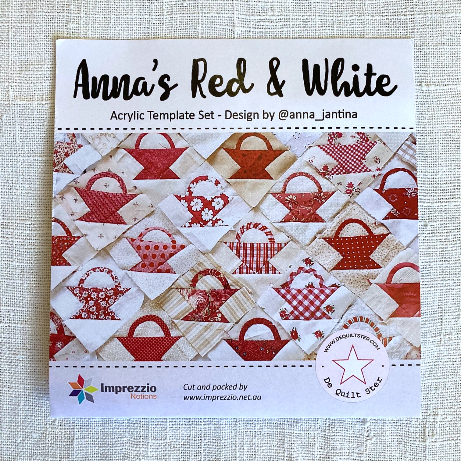 Susan Smith's 'The Stonefields' Quilt Pattern and Template - Pincushion ...