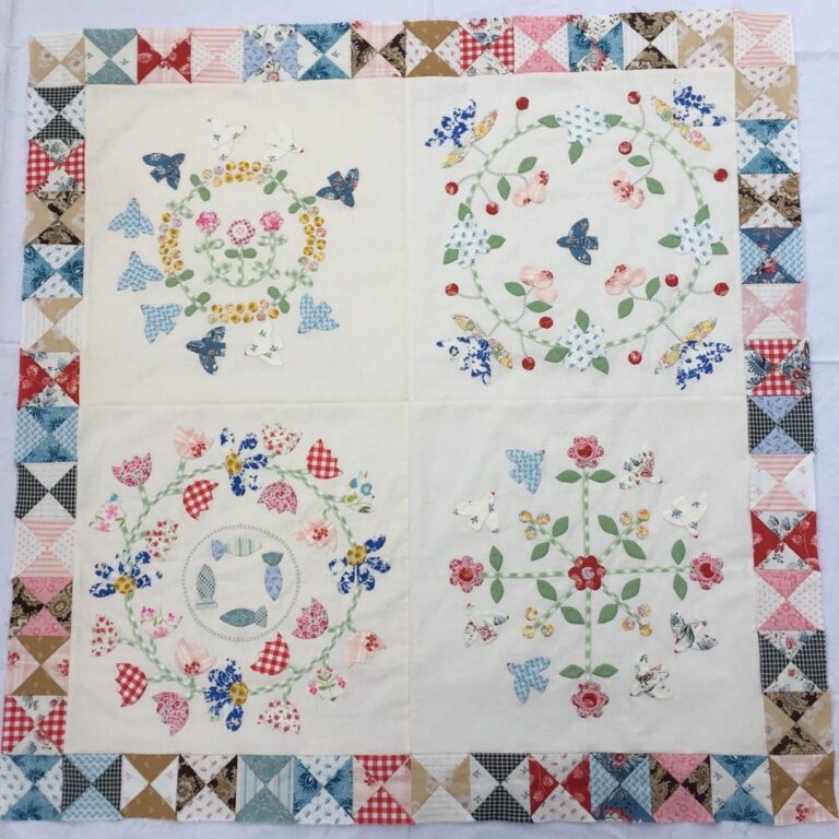 Susan Smith's 'The Stonefields' Quilt Pattern and Template - Pincushion Pantiles